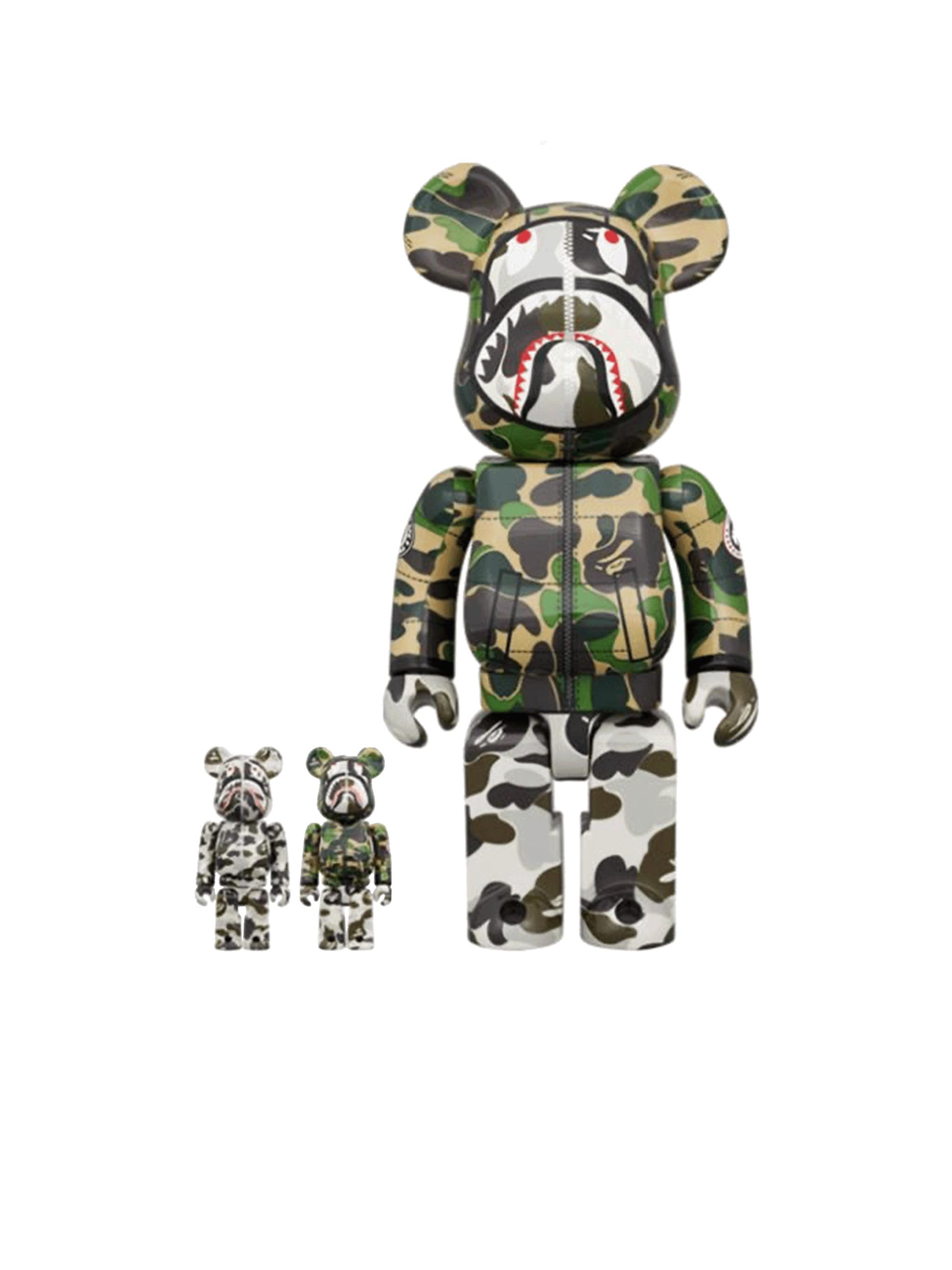Bearbrick BAPE(R) x Canada Goose Shark 100% & 400% Set – THEPARKS